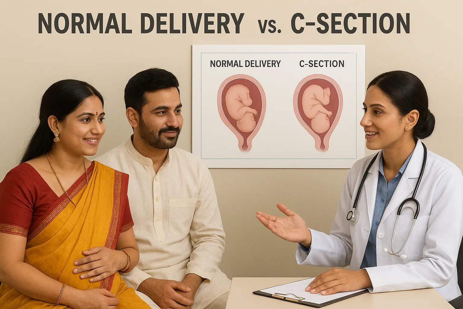 Normal Delivery vs. C-Section – Pros & Cons